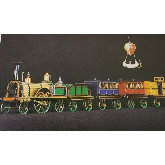 Art | London Toy Model Museum Print Clockwork Floor Train Dessin 9760 ...